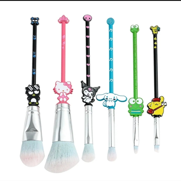 Sanrio | Makeup | 6 Sanrio Makeup Brushes Set | Poshmark